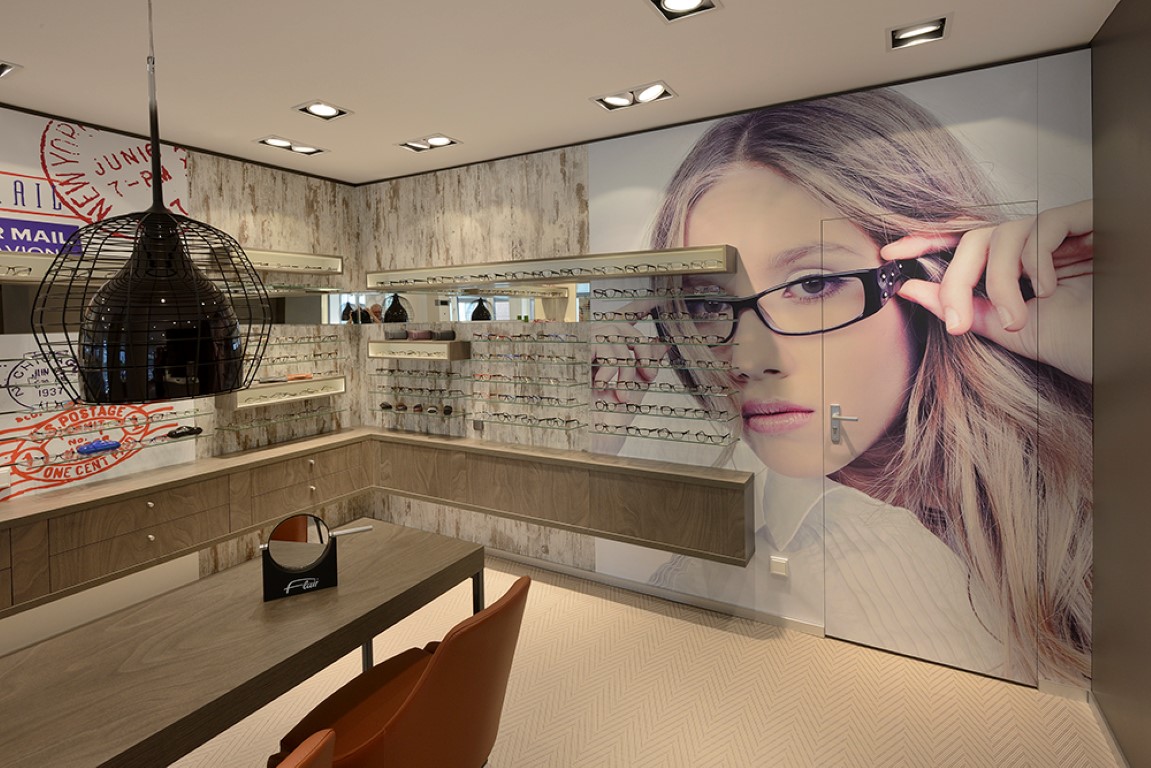 Agencement magasin optique
